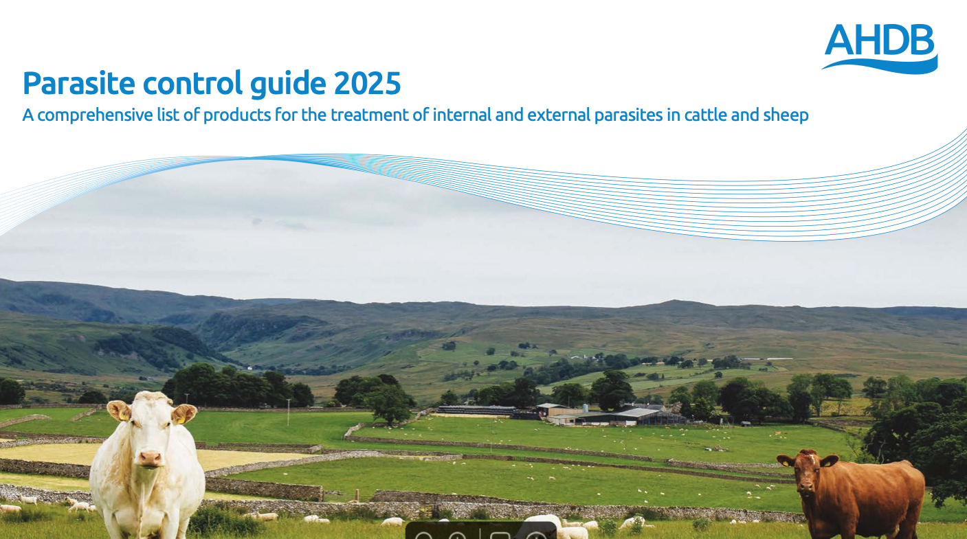 AHDB Parasite Control Guide 2025 - COWS - Promoting Sustainable Control ...